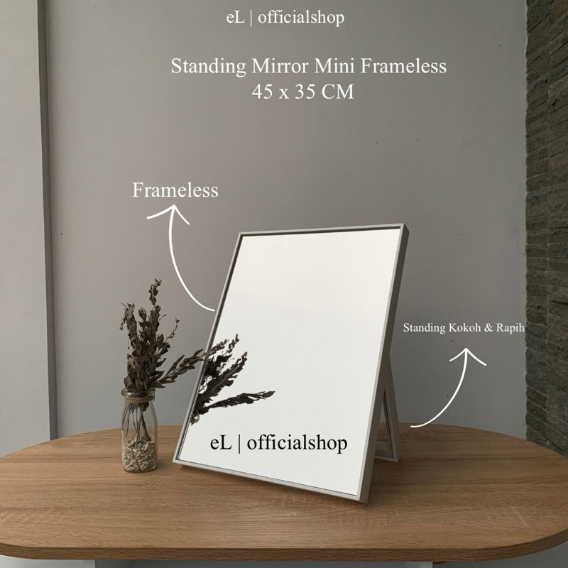 Jual Standing Mirror Mini Cermin Makeup Minimalis | Shopee Indonesia