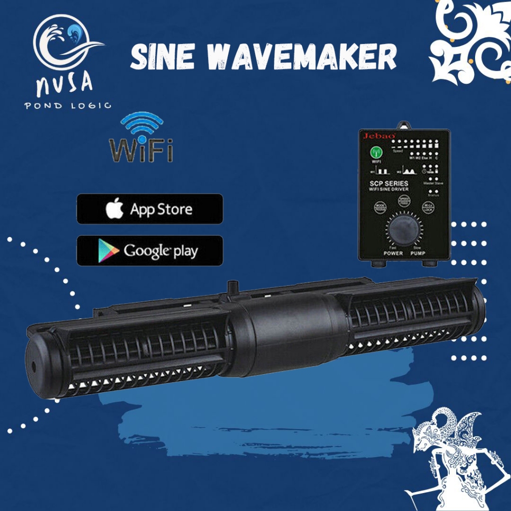 Jual Cross Flow Pump Sine Wave Maker Jebao Scp With Wifi Controller | Shopee Indonesia