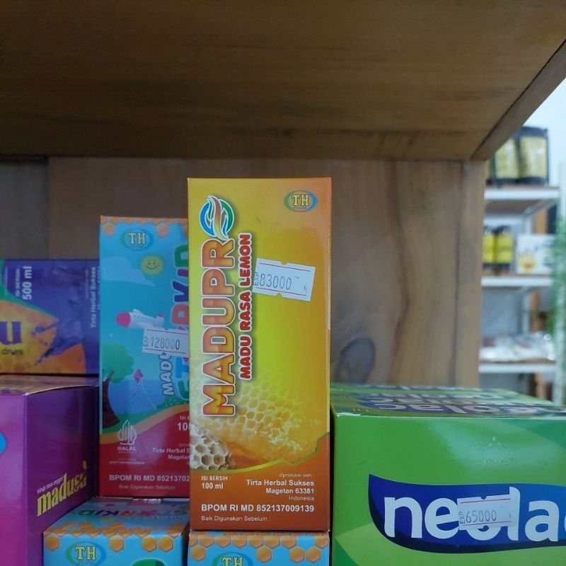 Jual Madupro Madu Probiotik Rasa Lemon (bisa untuk batuk pilek dan imun ...