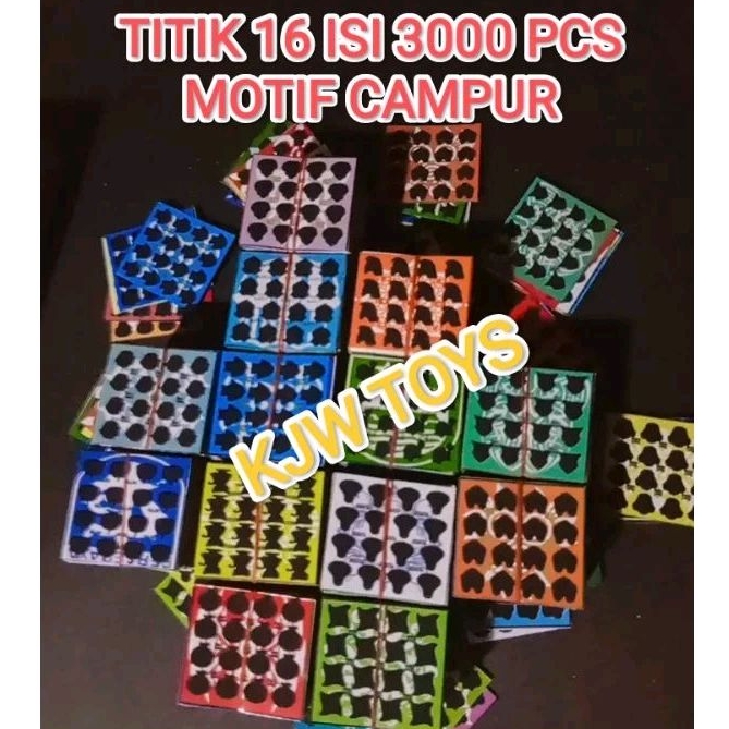 Jual GOSOKAN BOM TENGKORAK ISI 30 pak TITIK 16 MOTIF CAMPUR /GOSOKAN ...