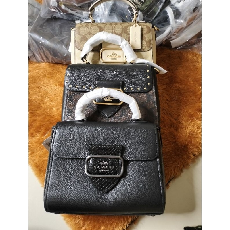 Jual Tas Co*ch Morgan top handle satchel crossbody | Shopee Indonesia