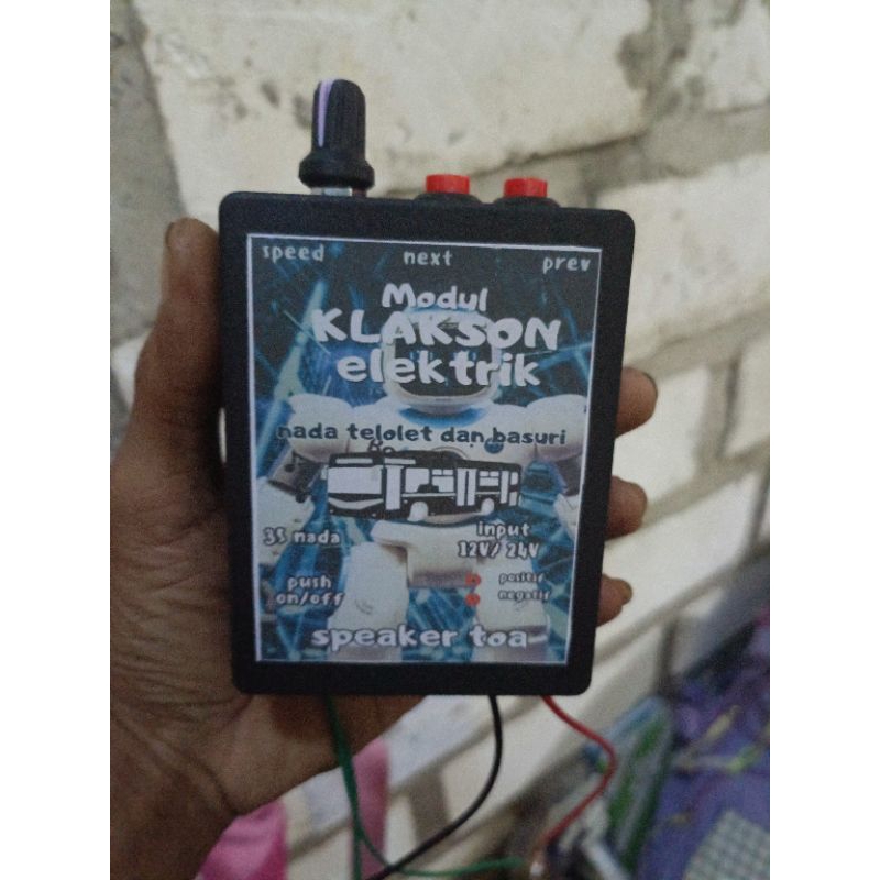 Jual modul klakson telolet/basuri elektrik/klakson tanpa angin/modul ...