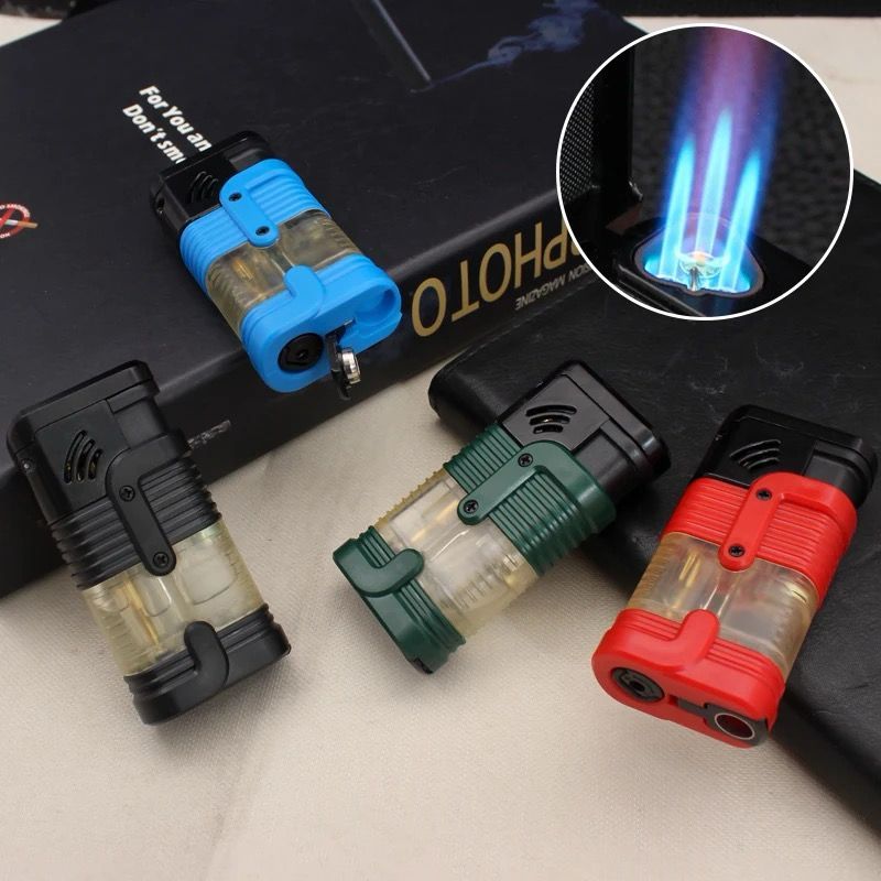 Jual Mancis Korek Api Gas Flame Api 3 Jet Korek Gas Las HL 03 Isi Ulang ...