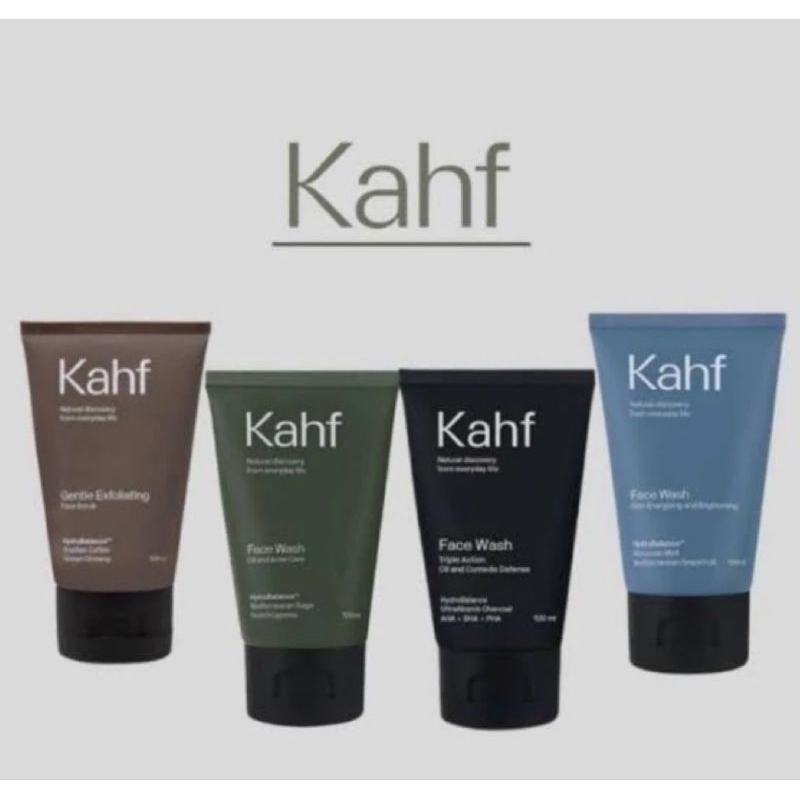 Jual KAHF FACE WASH 100ML/KAHF Oil And Acne Care Face Wash/KAHF Gentle ...