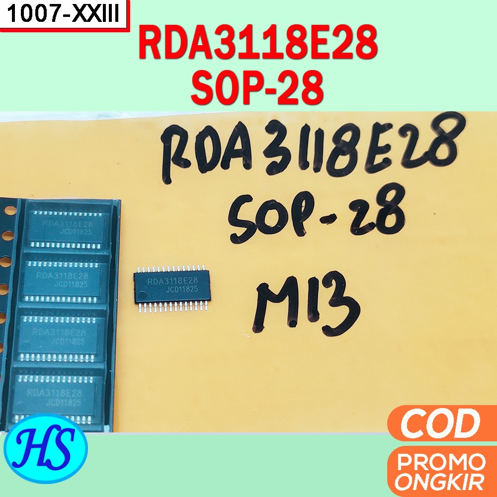Jual RDA3118E28 RDA3118 RDA 3118 Tssop-28 IC SMD Audio Amplifier | Shopee Indonesia
