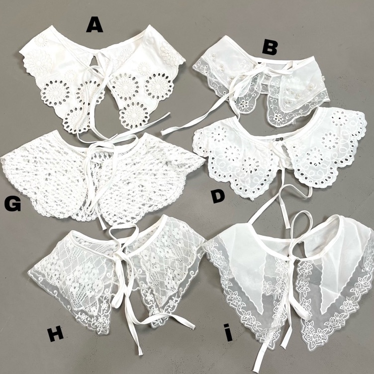 Jual uhj51 Fake collar Kerah Renda kerah Kerah instan Asli orisinal ...