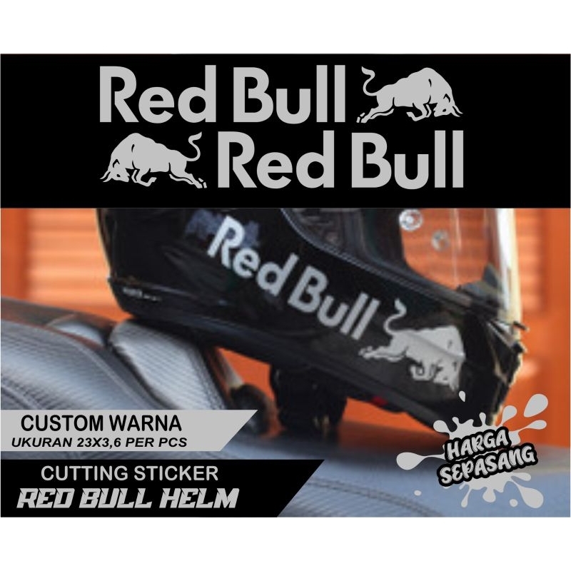 Jual CUTTING STICKER RED BULL HELM MURAH VIRAL | Shopee Indonesia
