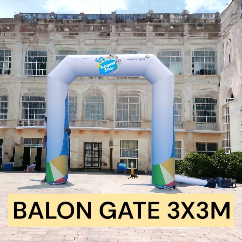 Jual Balon Gate 3x3 Meter | Terpaulin - Flexi | Gapura Balon ...