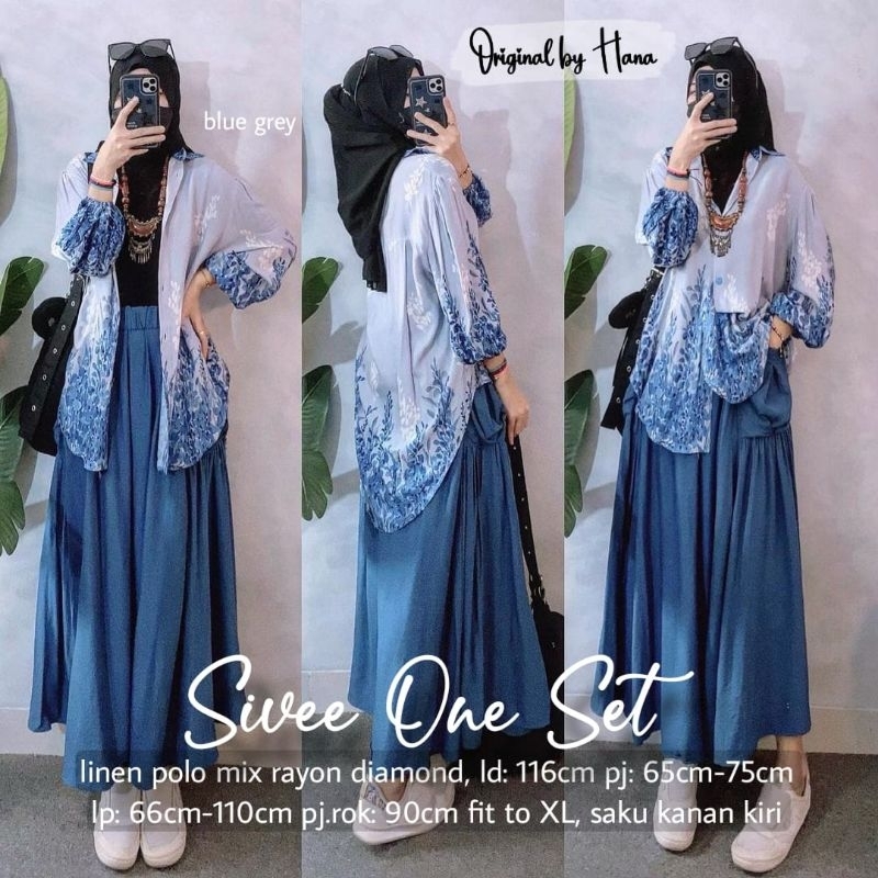 Jual SIVEE ONE SET BY HANA /QUINCI SET BY ANTY /KELLI SET BY ANTY ...
