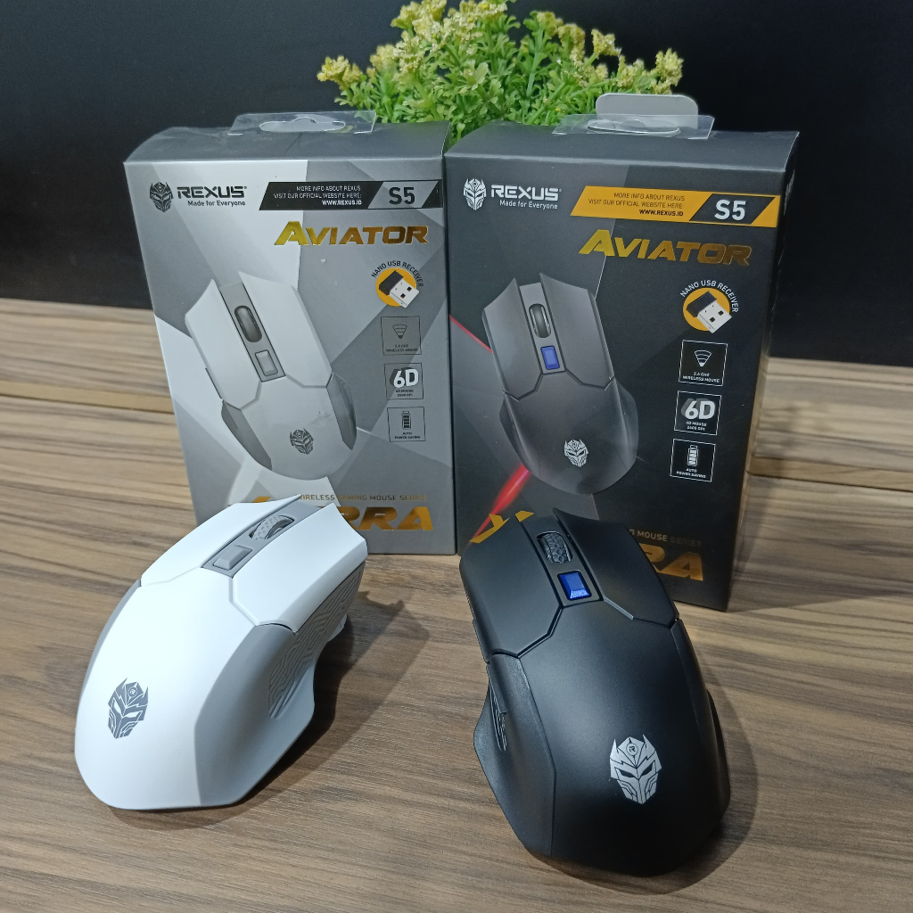 Jual MOUSE REXUS WIRELESS GAMING XIERRA S5 AVIATOR | Shopee Indonesia