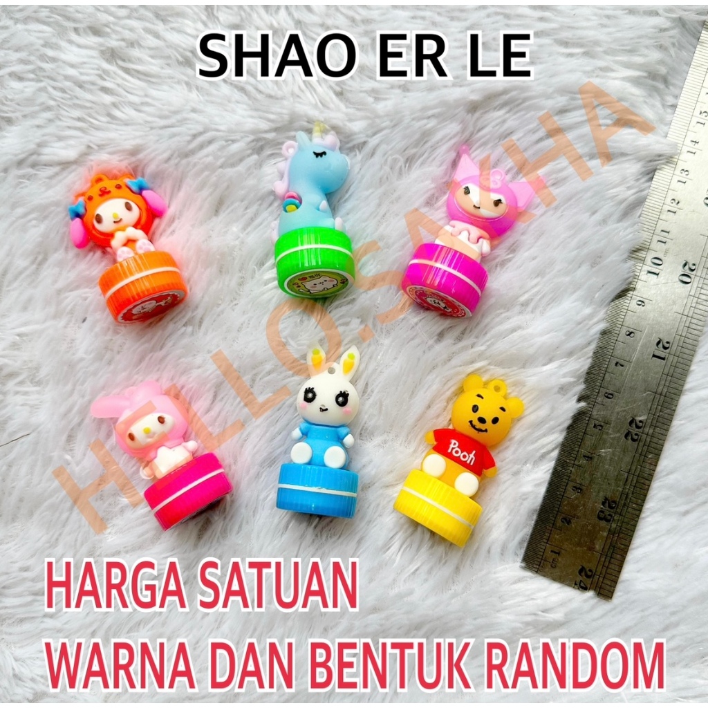 Jual MAINAN CAP MERK SHAO ER LE WARNA WARNI BENTUK KARTUN HEWAN KUDA ...