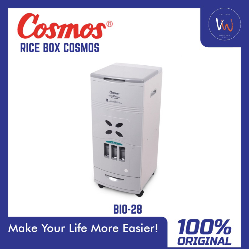 Jual Rice Box Cosmos BIO-28 Kapasitas 28 KG / Box Beras / Untuk ...