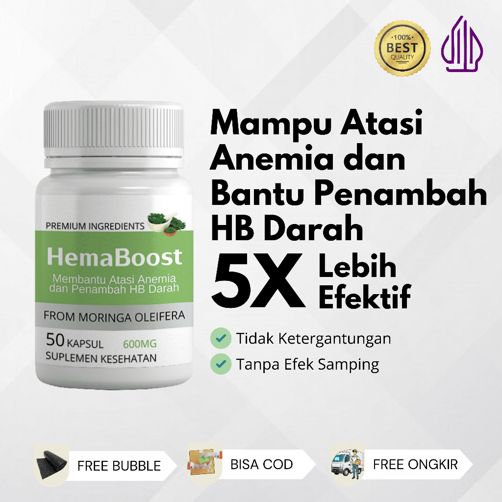 Jual HemaBoost - Herbal Anemia, HB Rendah, Peninggi HB Rendah, Menaikan ...