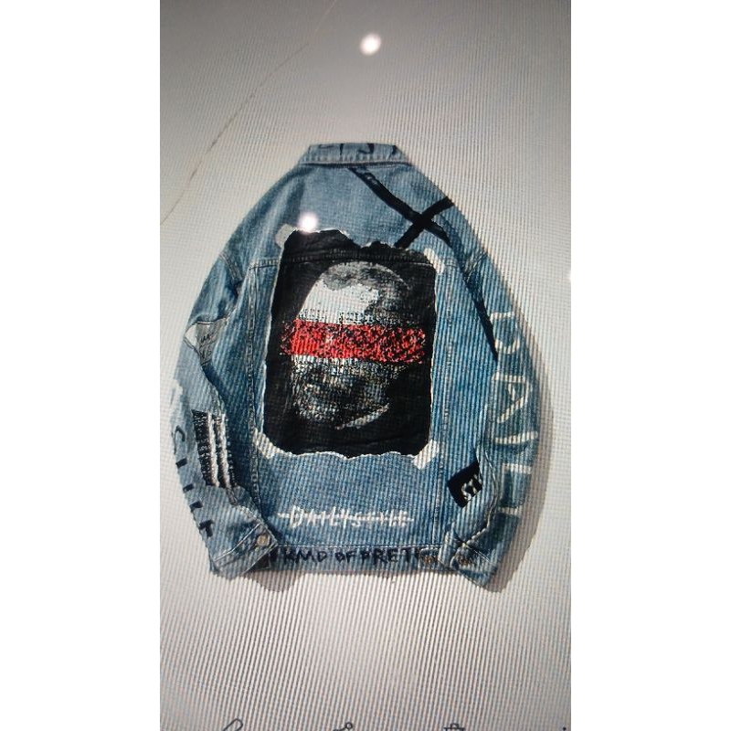 Jual ANXIETY / JAKET LUKIS / JAKET JEANS/ JAKET DENIM / JAKET CUSTOM ...