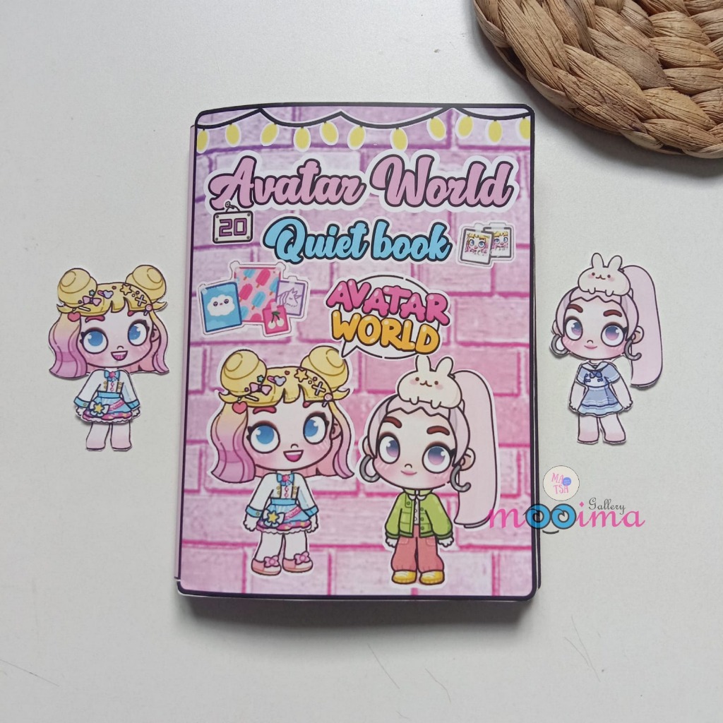 Jual Mainan Viral Anak Quiet Book Series Avatar World Neon | Shopee ...