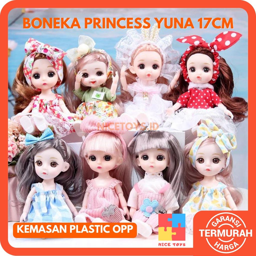 Jual Boneka Princess Yuna 17 CM Boneka BJD Doll 17Cm Boneka Yuna 17 CM ...