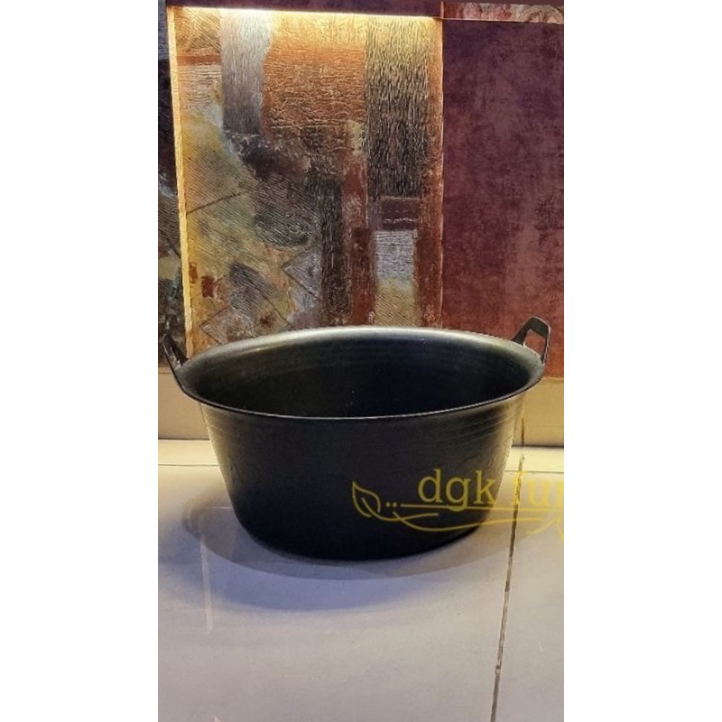Jual Ember/Baskom Kuping Jumbo Besar Anti Pecah Bahan Karet | Shopee ...
