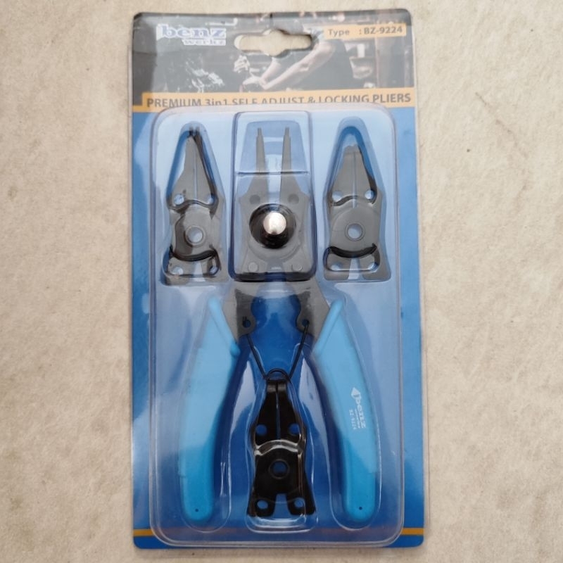 Jual Tang Snap Ring Sepi Adjust Locking Pliers Set 4 Pcs Kepala 3 in 1 ...