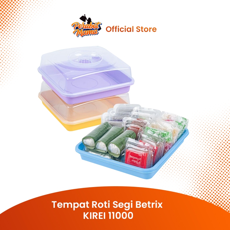 Jual TEMPAT ROTI SEGI BETRIX KIREI 11000 | Shopee Indonesia