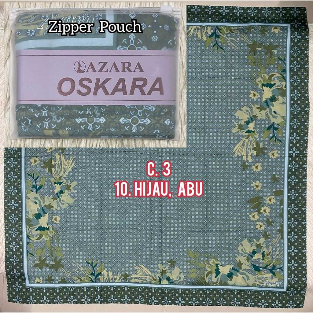Jual [kemasan Pouch] Oskara Azara Seragaman Motif Pouch Deenay Voal