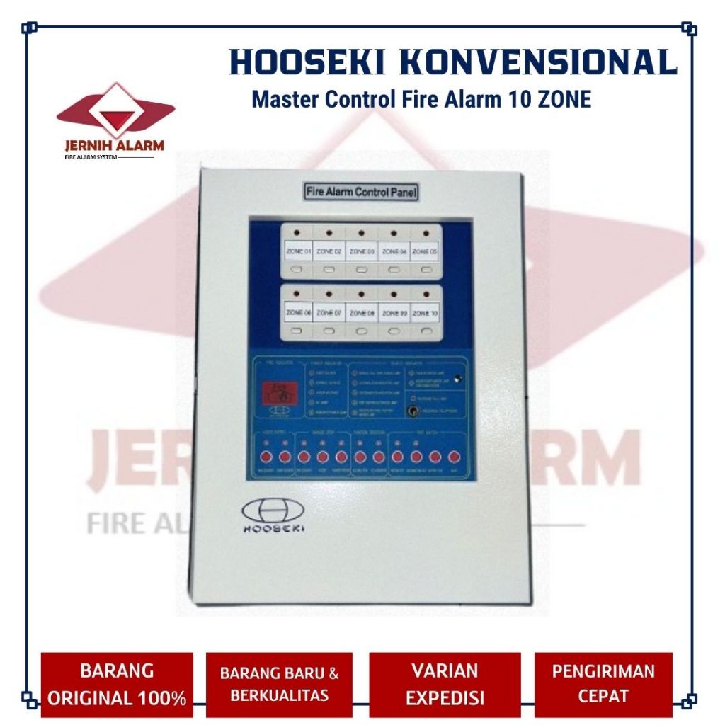 Jual HOOSEKI Fire Alarm Control Panel MCFA 10 Zone Zona HS-10L | Shopee Indonesia