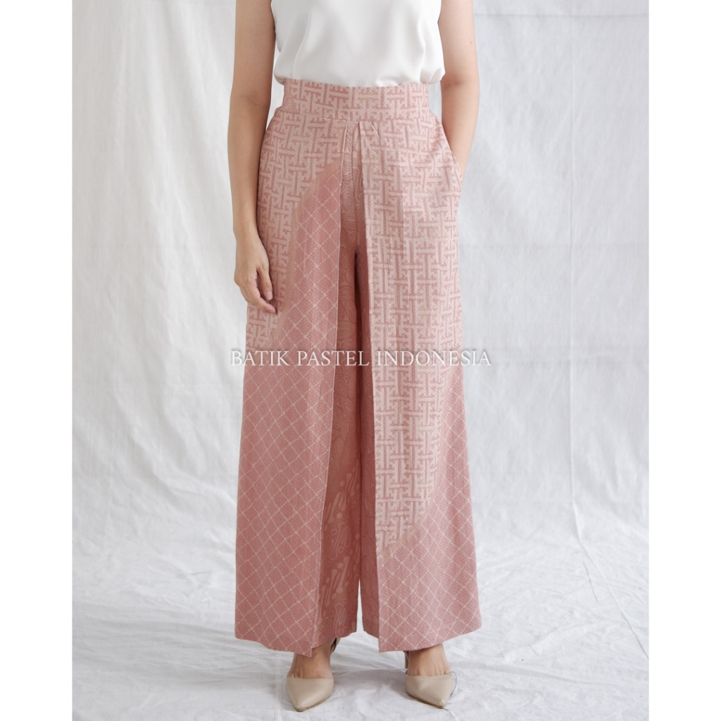 Jual Celana / Kulot Batik Cap Bahan Katun atau Tenun - Batik Pastel | Shopee Indonesia