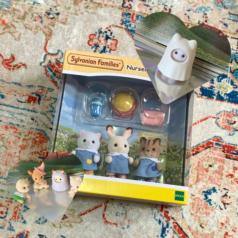 Jual ready stock sylvanian families sharing nursery friends, ghost cat ...