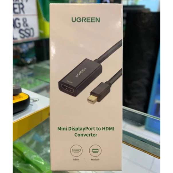 Jual Kabel Converter Mini DP Male to HDMI Female UGREEN Display Port ...