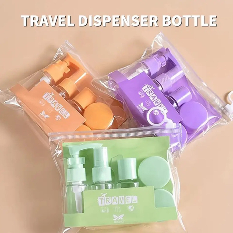 Jual Travel Pack Set Botol Mini Kosmetik Lengkap | Tas Kosmetik | Botol ...