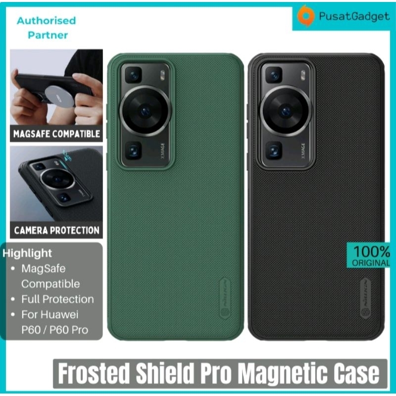 Jual 0Case Huawei P60 / P60 Pro NILLKIN Frosted Pro Magnetic MagSafe ...