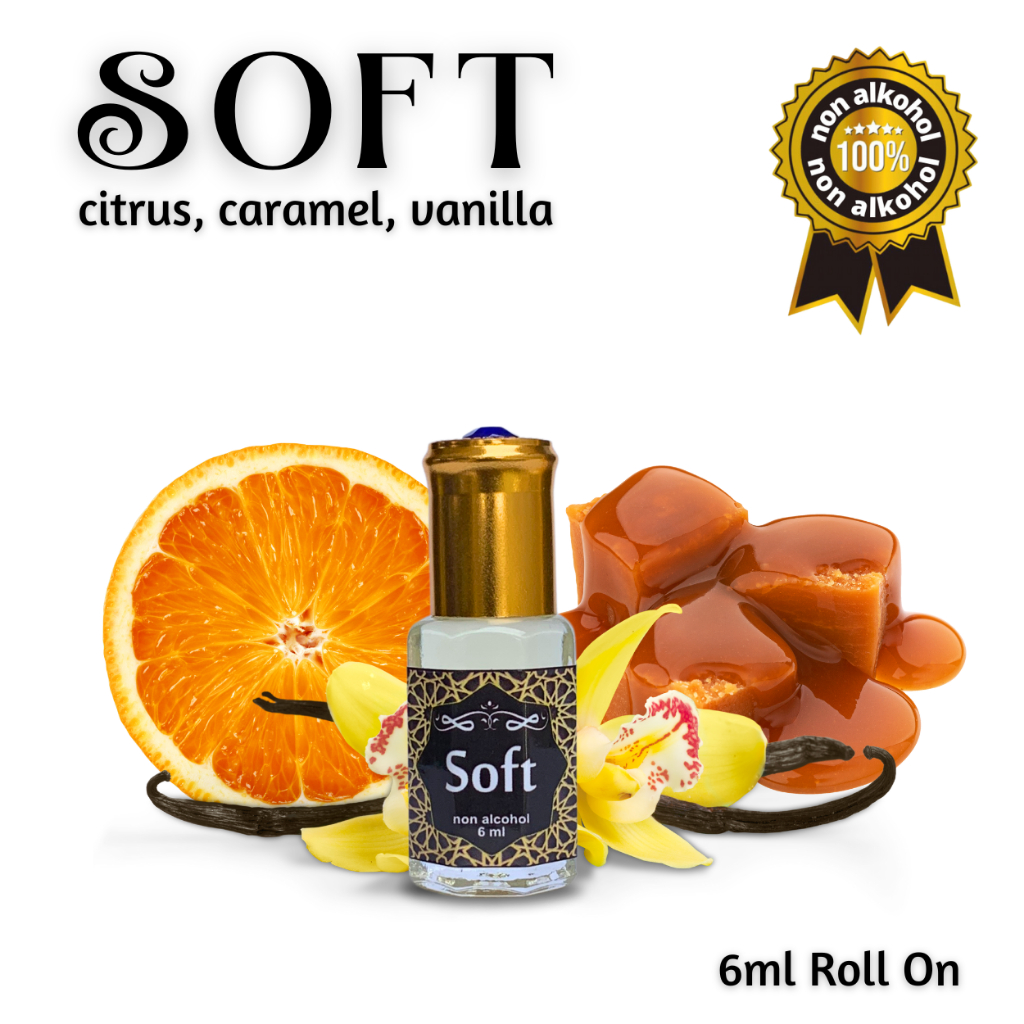 Jual Parfum Soft Minyak Wangi Ibadah Non Alkohol 6ml Roll On | Shopee ...