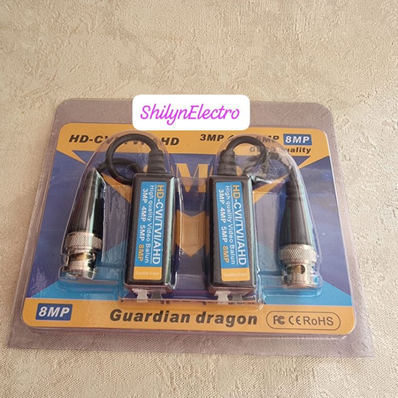 Jual VIDEO BALUN CCTV 2MP 8MP 1CH CHANEL AHD TVI CVI | Shopee Indonesia