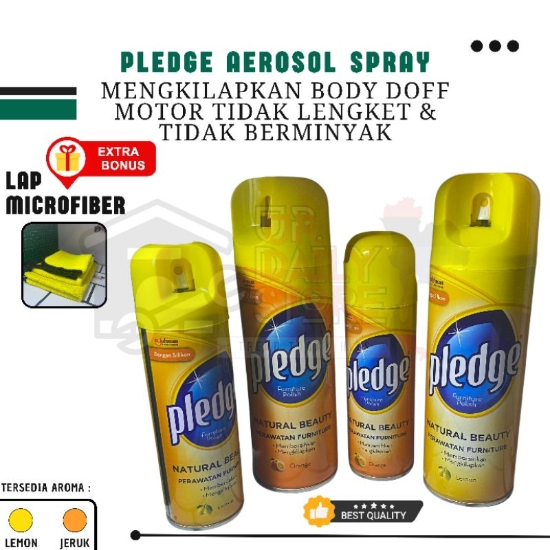 Jual Pledge Aerosol 330ml Perawatan Body Doff Motor Original 100% ...