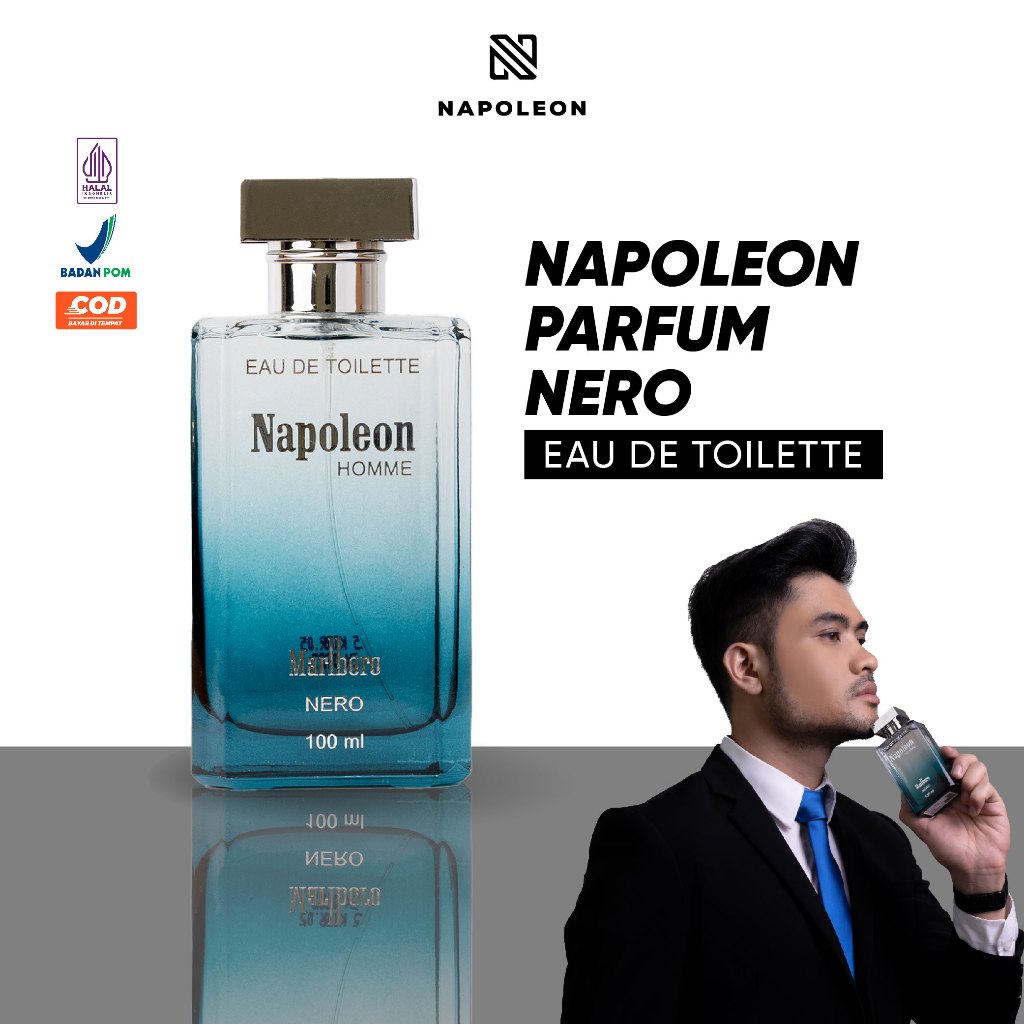 Jual NAPOLEON Parfum Pria Eau de Toilette EDT Nero 100 ML | Shopee ...