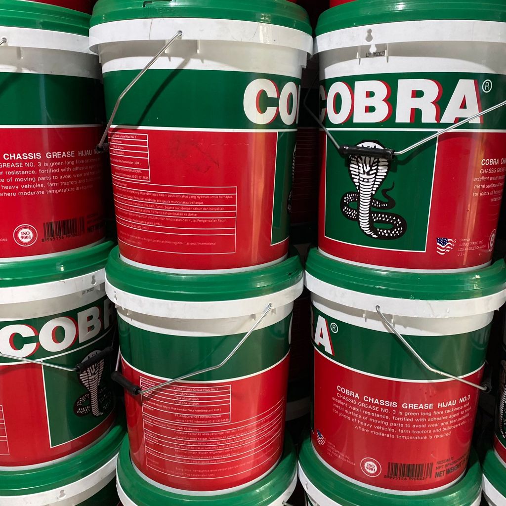 Jual COBRA Chassis Grease Hijau No.3 Gemuk Pelumas Gommo Stempet ...