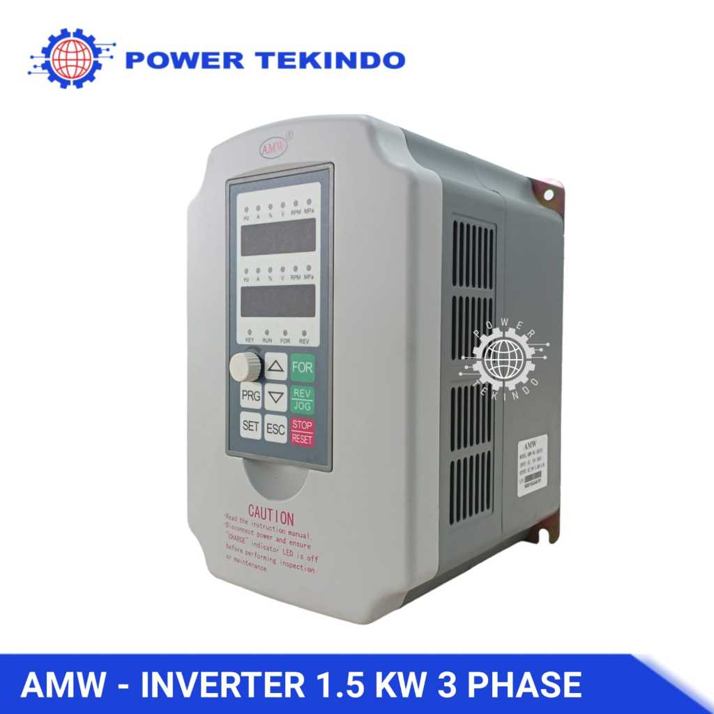 Jual AMW Inverter 1,5 KW 2 HP 3 Phase Input Output 380V VFD Inverter Frequency Drive Konverter ...