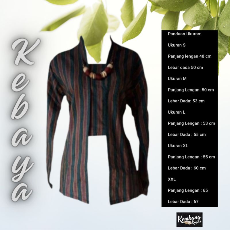 Jual KEBAYA LURIK KUTU BARU PAKAIAN ADAT JAWA WANITA DEWASA | Shopee Indonesia