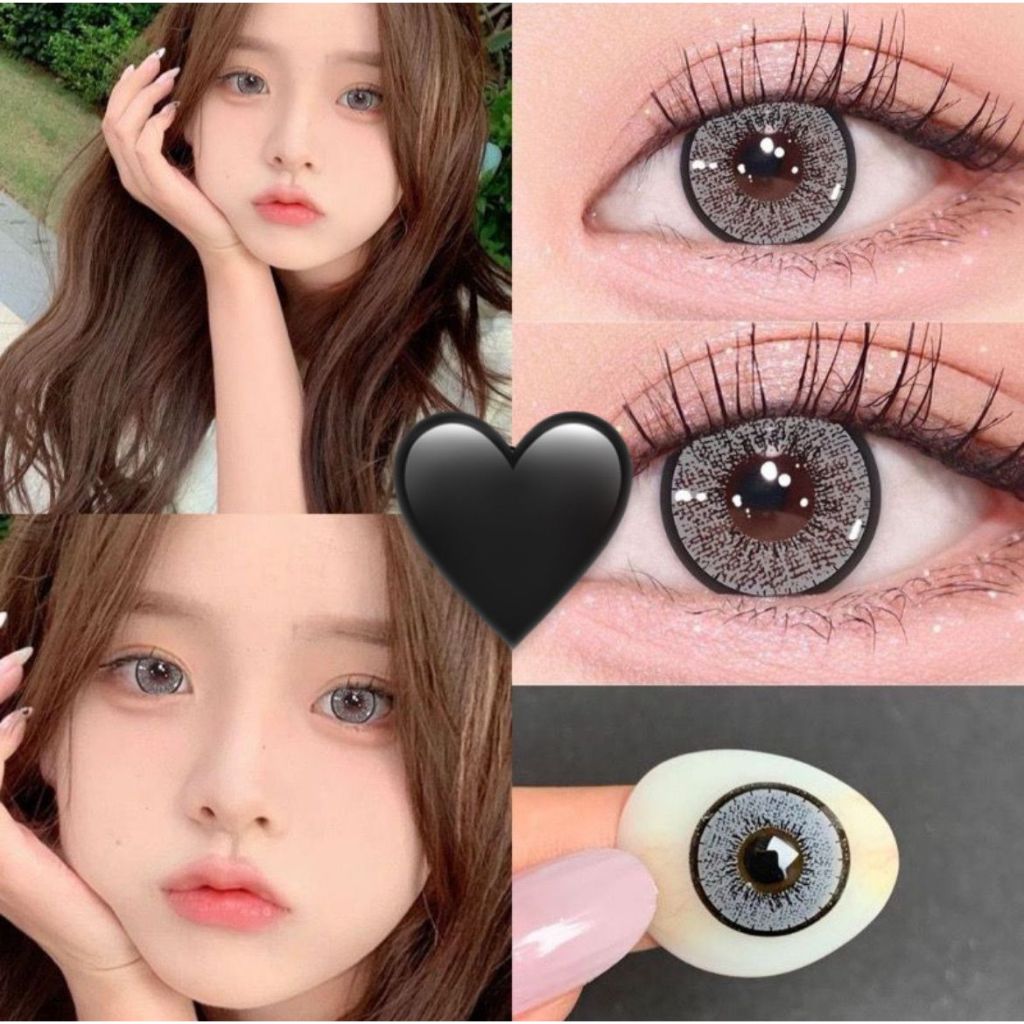 Jual J38 Softlens Premium Abu-Abu Grey 15 MM Mata Princess Grey Normal ...