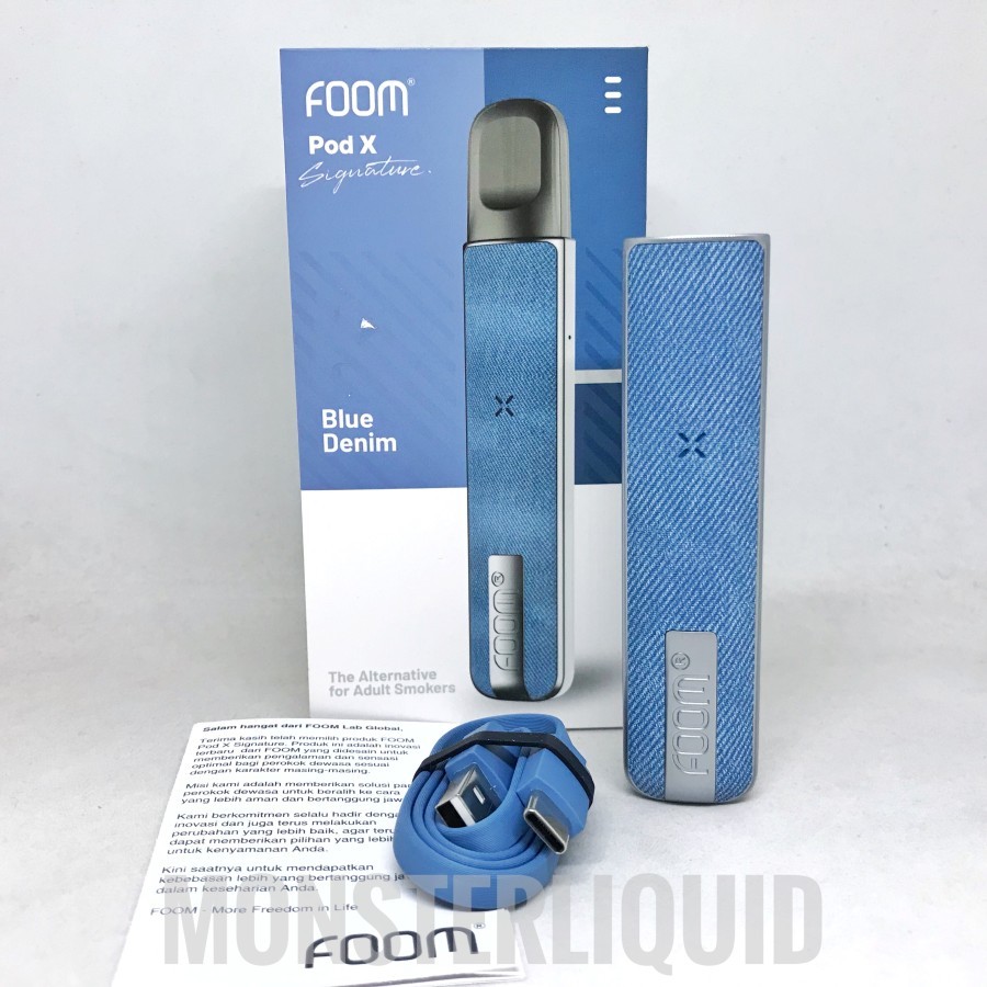 Jual FOOM POD X SIGNATURE POD KIT 600MAH BY FOOM LAB AUTHENTIC | Shopee ...