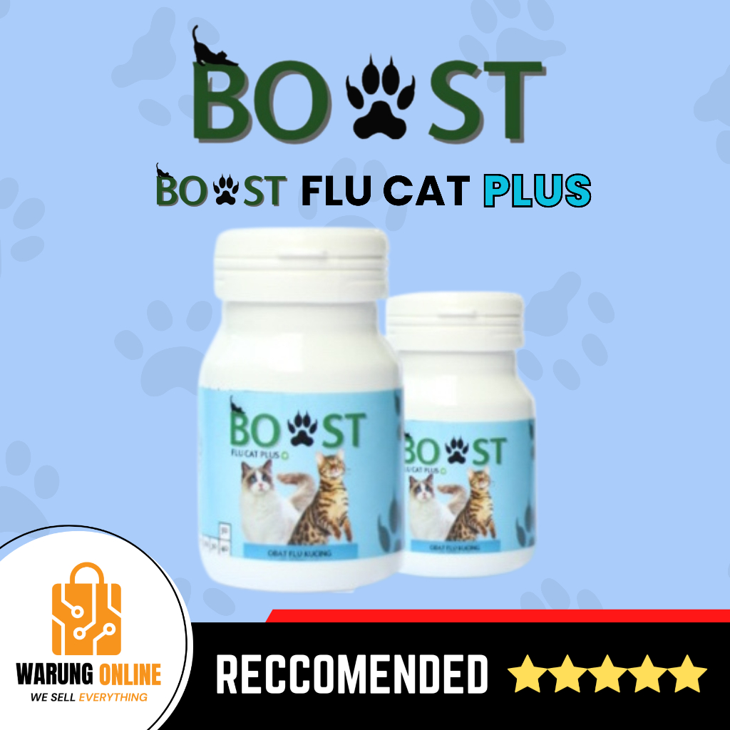 Jual BOOST FLU CAT PLUS OBAT FLU KUCING UNTUK FLU AKUT PARAH (FLU ...