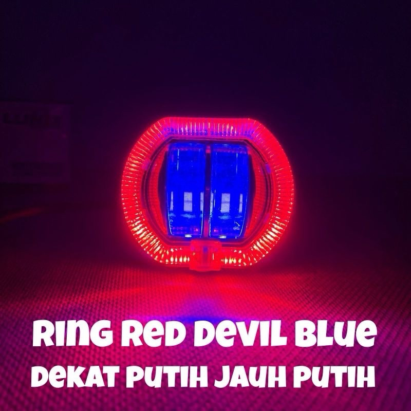 Jual Lampu Utama Biled Projector Mode Daymaker Projie Biled 2 Lensa 2 ...