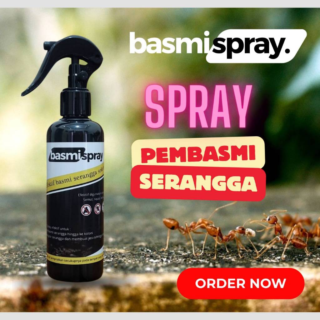 Jual Basmi Spray Anti Serangga Solusi Ampuh Mengusir Semut dari Rumah ...