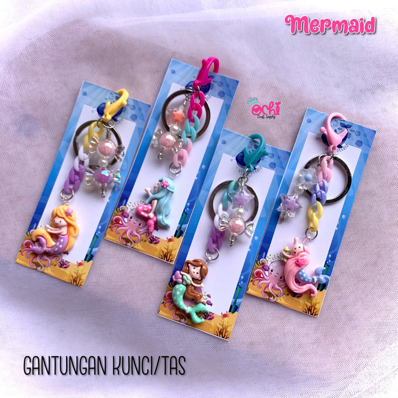 Jual 2in1 | Gantungan Kunci | Gantungan Tas “Clay Rantai” | Shopee ...