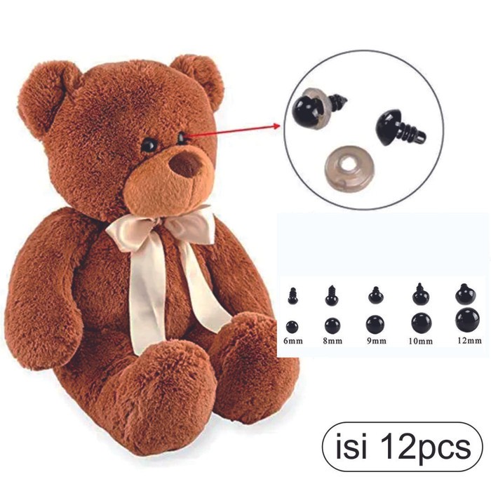 Jual Aksesoris Boneka Mata Amigurumi Hidung Boneka Varian Ukuran ...