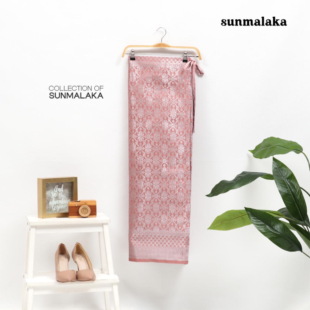 Jual Songket Lilit Rose Gold Silver| Songket Palembang | Shopee Indonesia