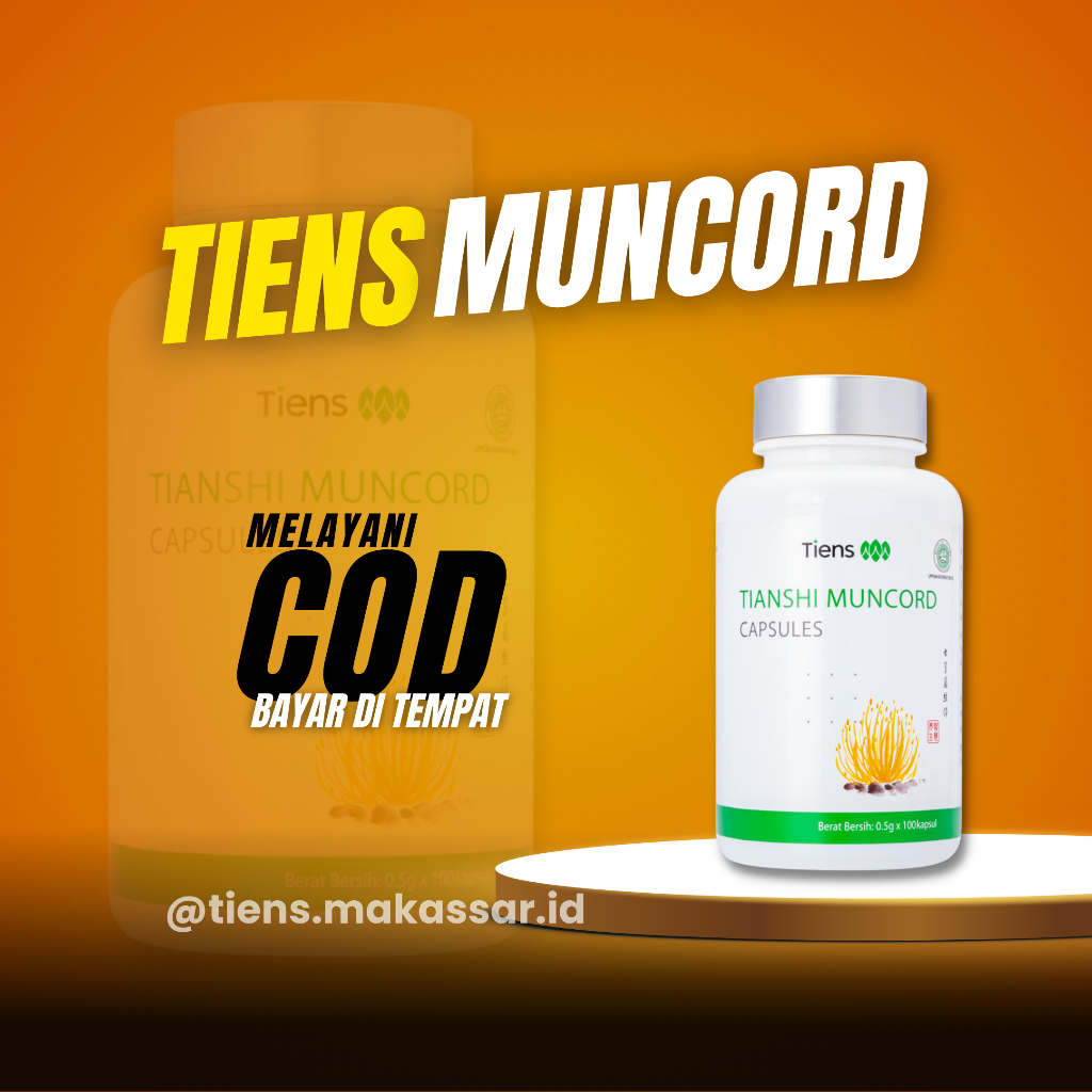 Jual Muncord Tiens Atau Cordyseps Tianshi Original | Daya Tahan Tubuh ...