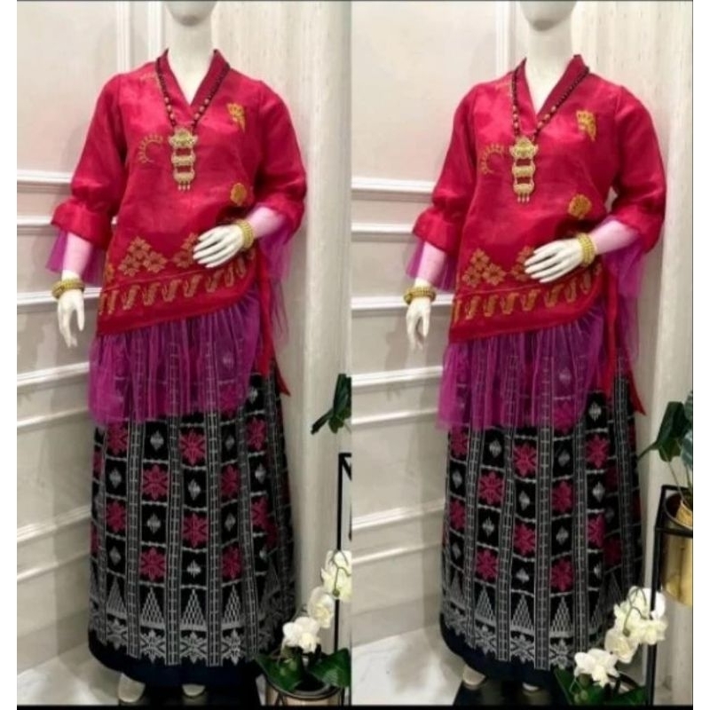 Jual BAJU BODO ORGANZA MURAH BORDIR KIPAS MIX TUTU MEWAH MAKASSAR BUGIS ...