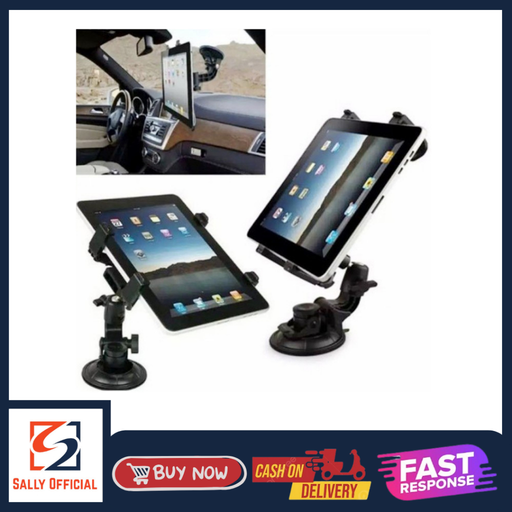 Jual Car Holder Tablet Dashboard Mobil Mount Tab Ipad Tablet Universal ...