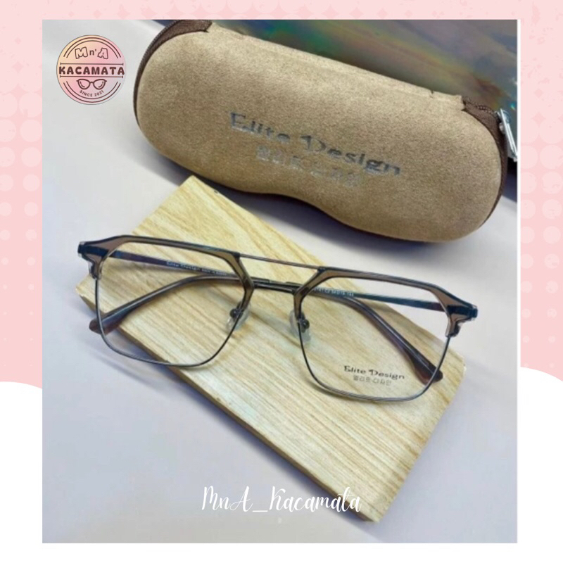 Jual Original Elite Design || Frame Kacamata Premium Dengan Aviator ...