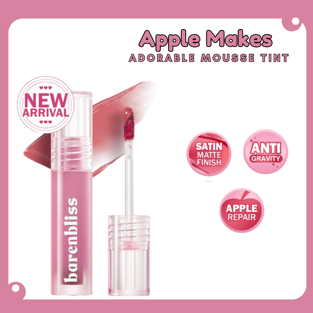 Jual BNB Barenbliss Apple Makes Adorable Mousse Tint / Lipstick / Lip ...
